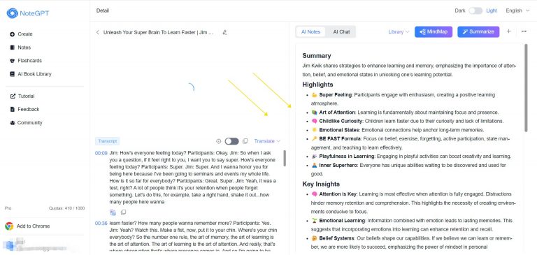 Beginner's Guide | How to Use the NoteGPT Workplace？