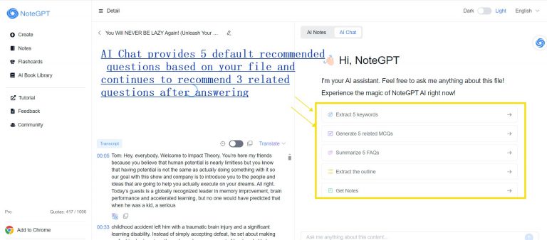 Beginner's Guide | How to Use the NoteGPT Workplace？