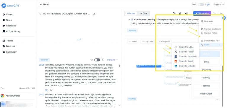 Beginner's Guide | How to Use the NoteGPT Workplace？