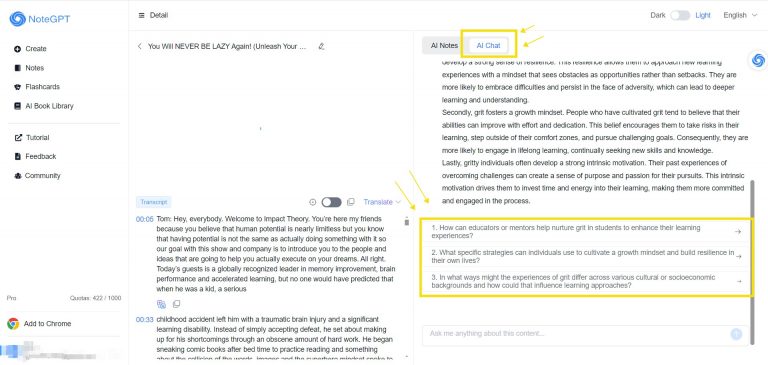 Beginner's Guide | How to Use the NoteGPT Workplace？