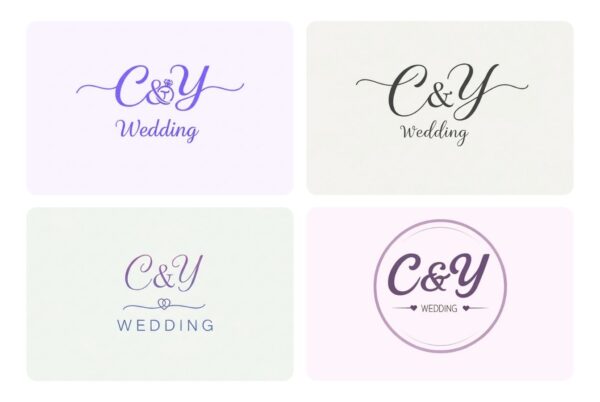 How to Design Wedding Logos with Style and Personality