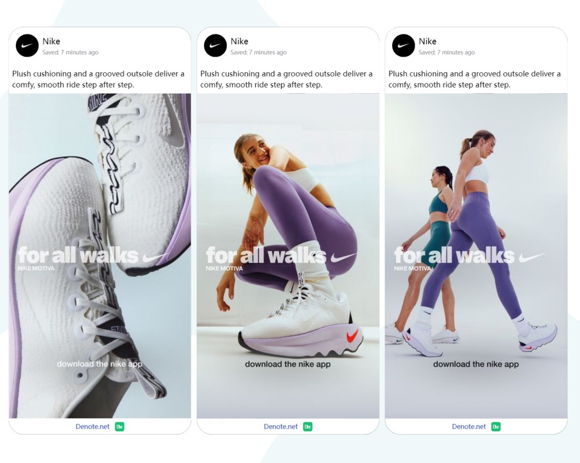 Use Denote to discover Best Facebook carousel ad examples in 2024