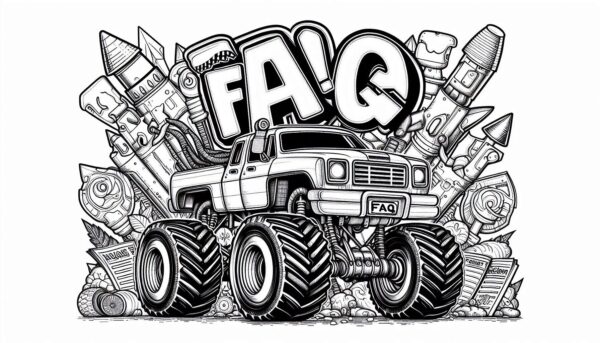 50 Monster Truck Coloring Pages (Free Printables)