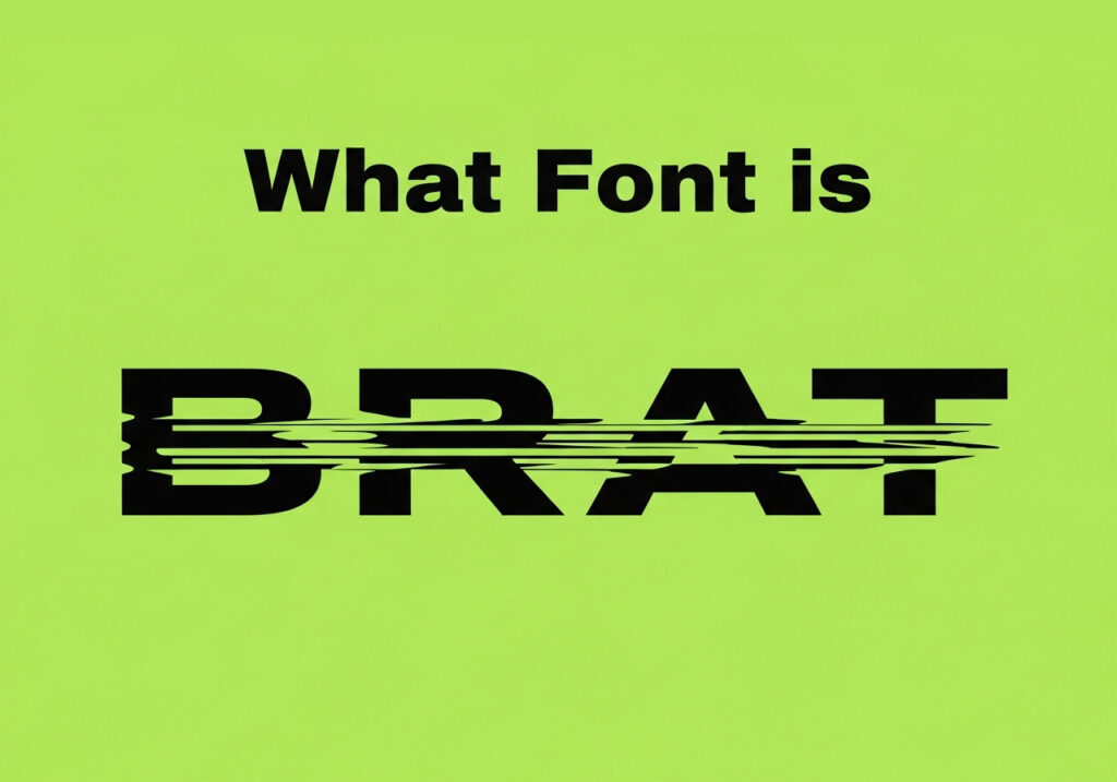 What Font is Brat? You Need to Know About the Brat Font Style