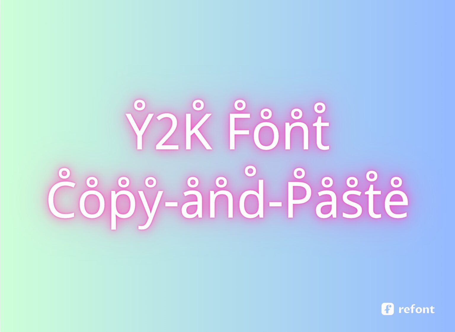 Y2K Font Generator: Copy-and-Paste Retro Vibes for Free