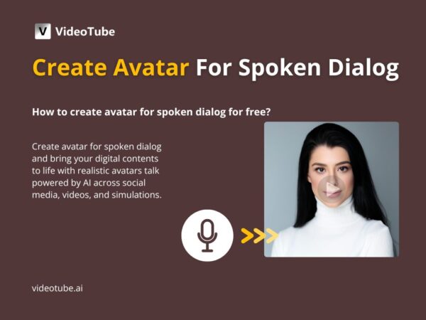 How to create avatar for spoken dialog for free?