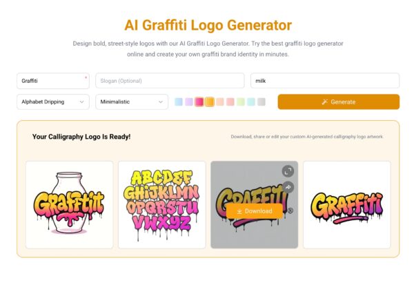 How to Use a Graffiti Logo Generator to Create Explosive Street Art ...