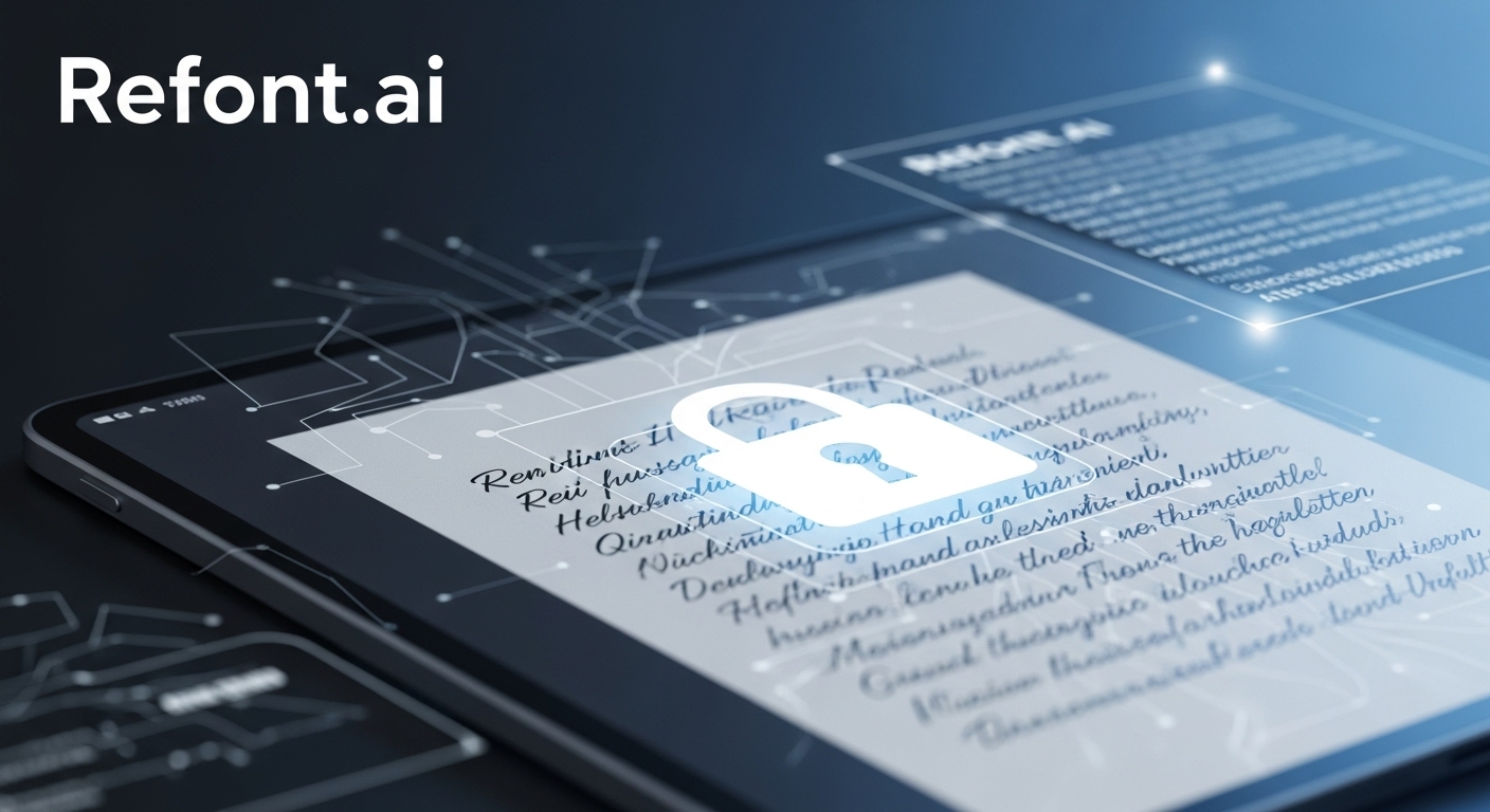 Experience Real Handwriting: The Charm of Refont AI Handwritten