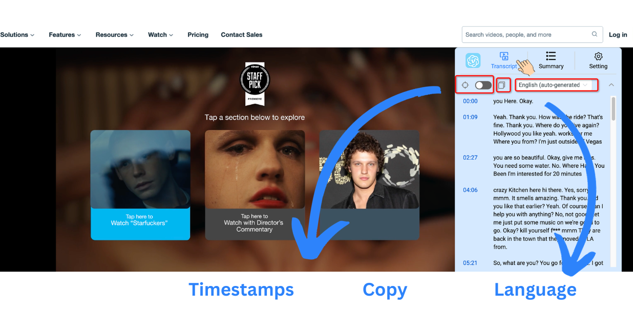 How to use NoteGPT: Vimeo Summary with ChatGPT & Notes