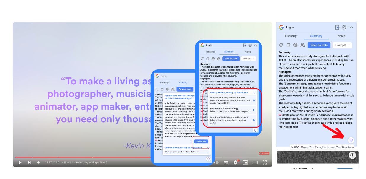 Summarize YouTube Videos with 1-Click - Exciting New Features