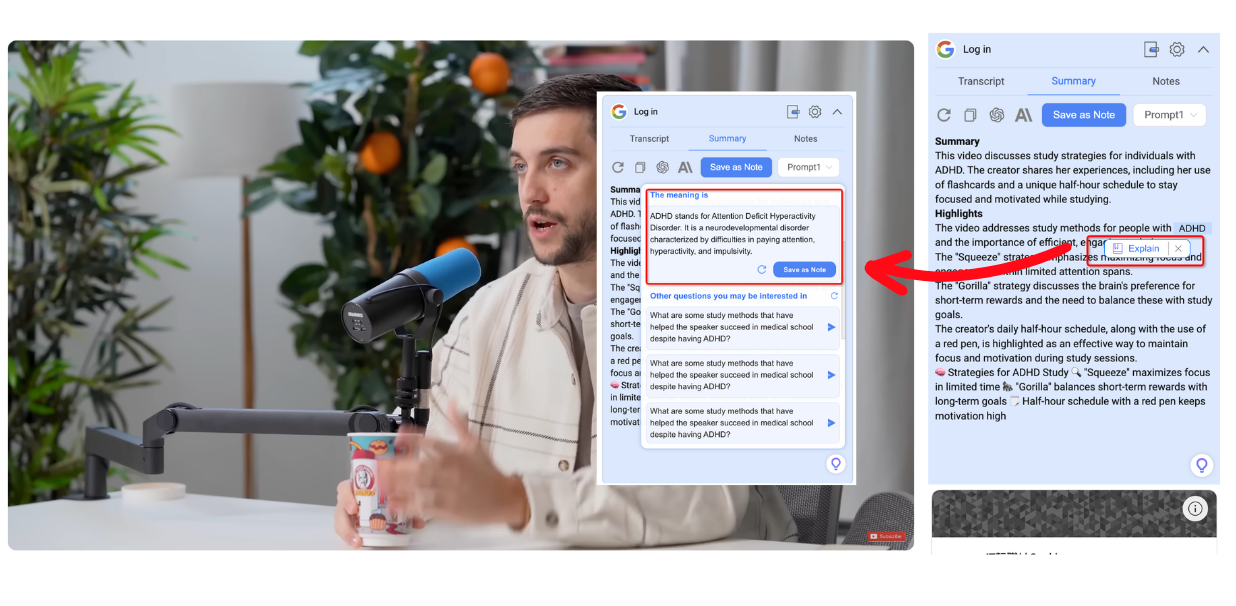Summarize YouTube Videos with 1-Click - Exciting New Features