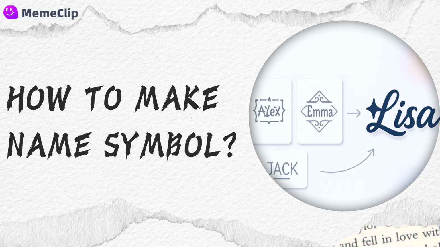 How To Make Name Symbol