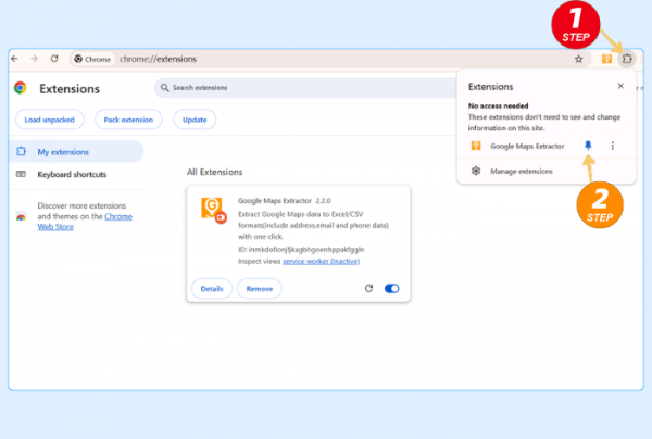 How to Install Google Maps Extractor Extension? - Google Maps Scraper