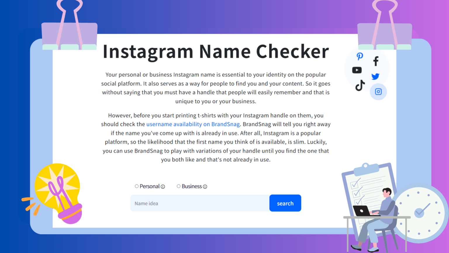 Top 5 Instagram Username Checker Tools Review