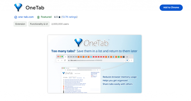 Top 3 Tabs Outliner alternative for Chrome & Edge