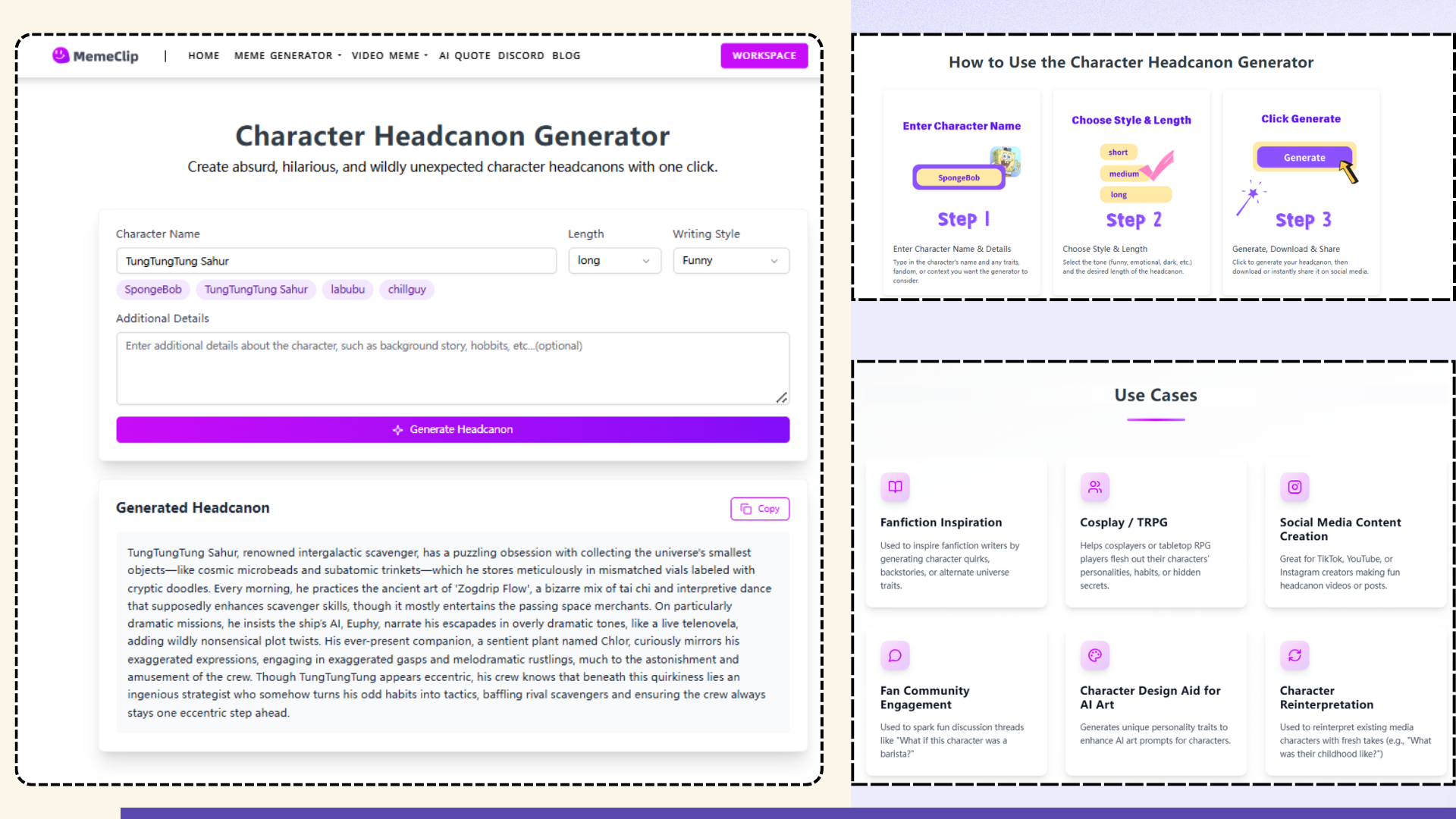 Top 5 Character Headcanon Generators in 2025