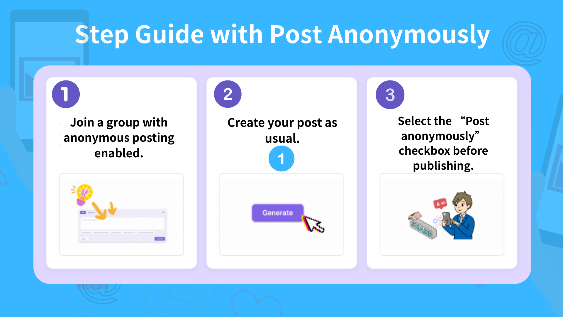 How to Post Anonymously on Facebook