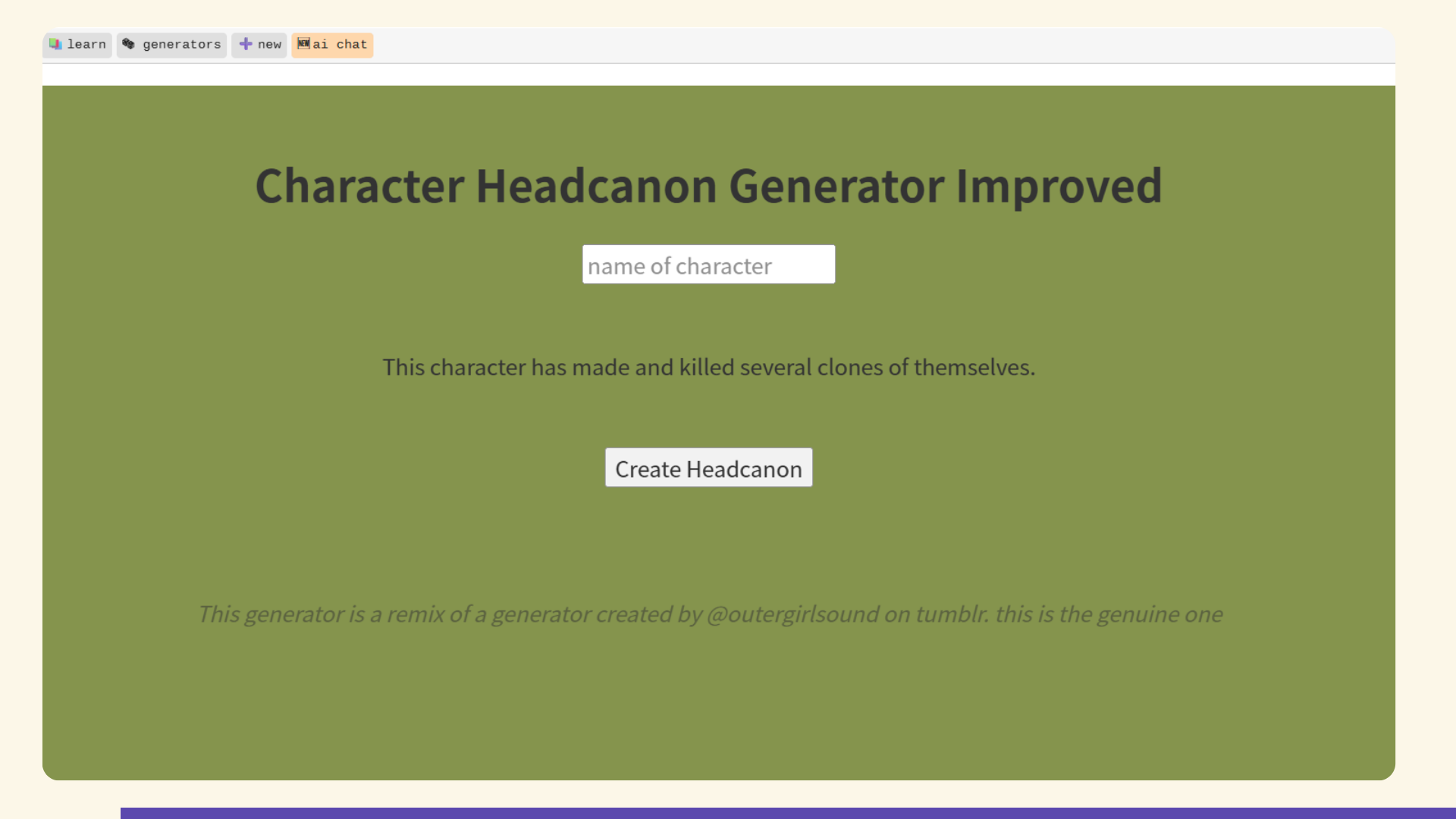 Top 5 Character Headcanon Generators in 2025