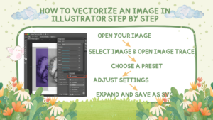 How to Vectorize an Image in Illustrator & Faster Option