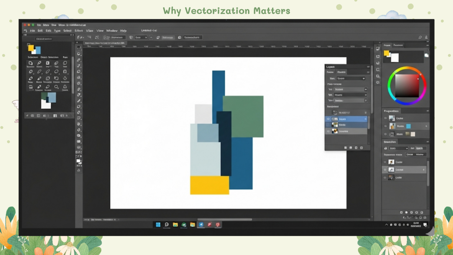 How to Vectorize an Image in Illustrator & Faster Option