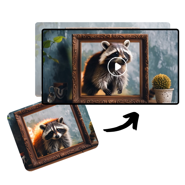 AI Out-of-Frame Effect: Bring Images into Real Life for Free