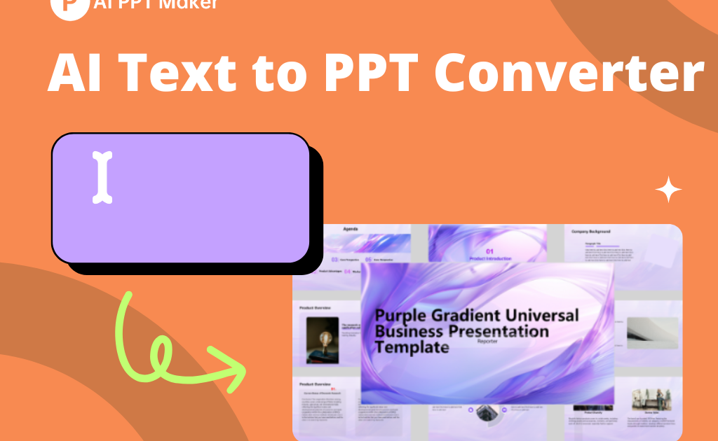 Text to PPT - Convert Long Text to PPT in Seconds