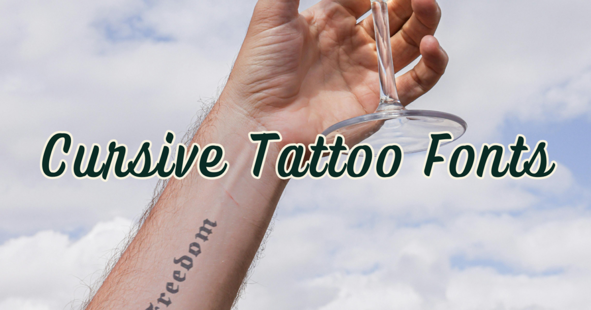 Free Cursive Tattoo Fonts