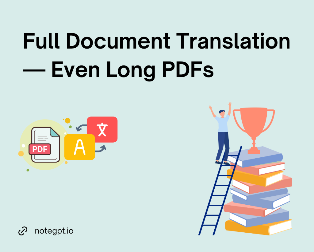AI PDF Translator - Translate Long PDFs Free, No Sign-up