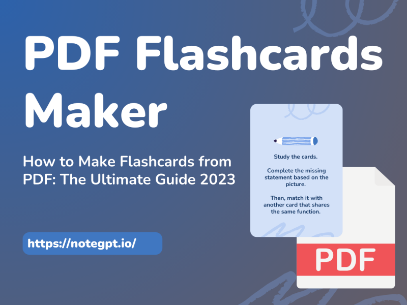 How to Make Flashcards from PDF: The Ultimate Guide 2023