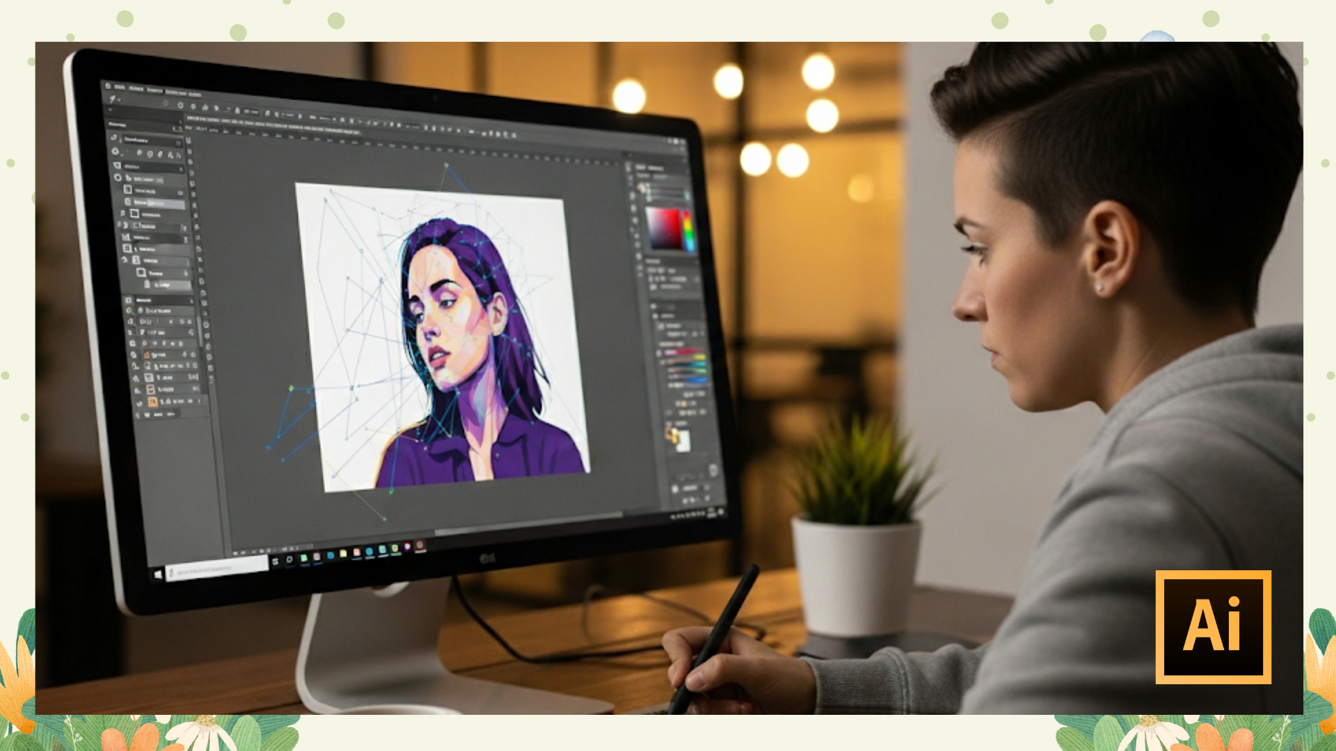 How to Vectorize an Image in Illustrator & Faster Option