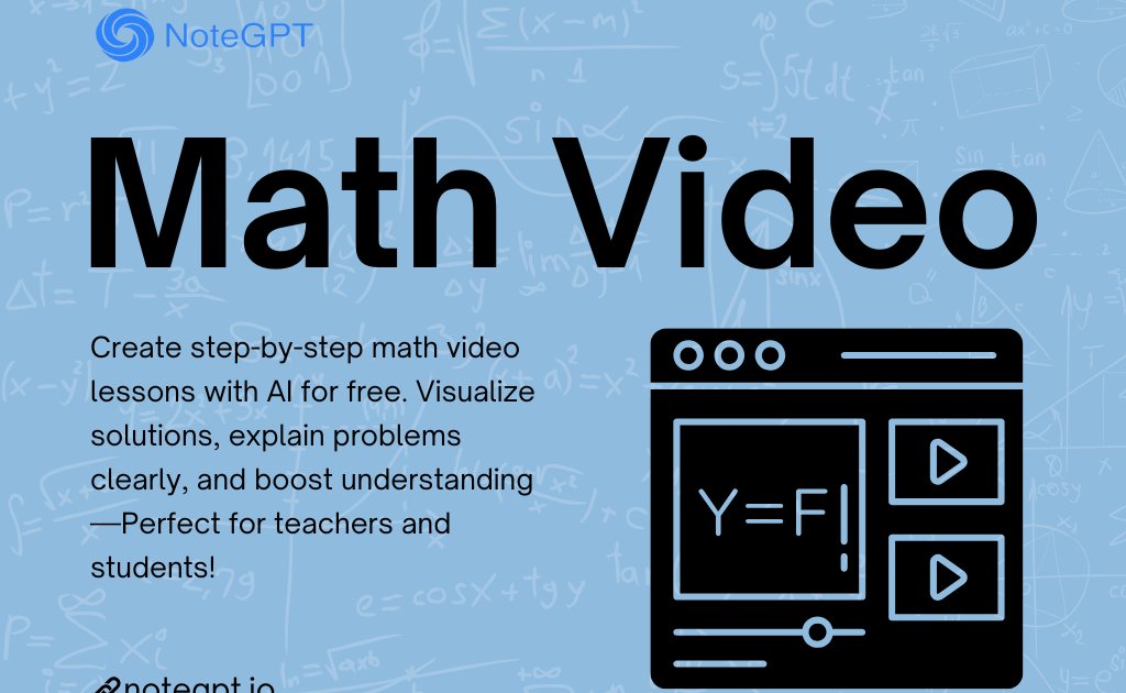 AI Math Video Generator - Turn Math to Video Free