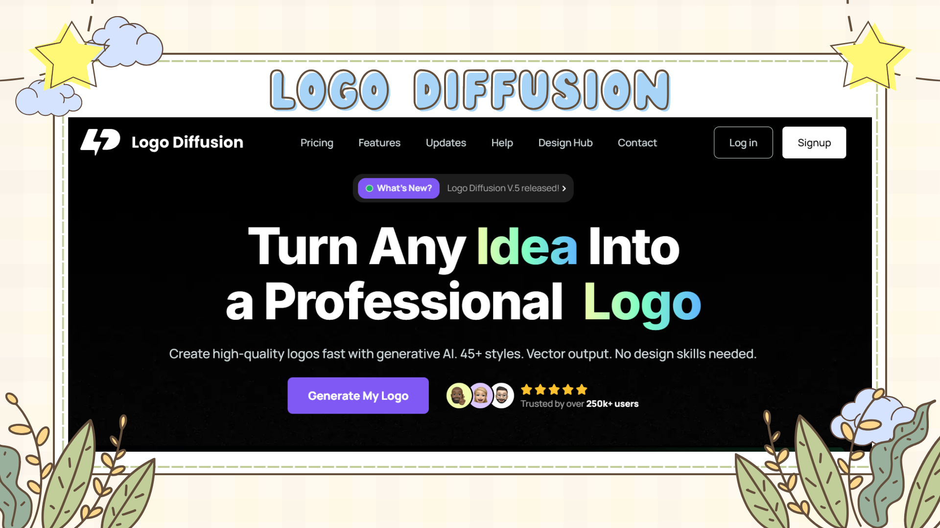 Logo Diffusion Review: AI Vector Features,Uses,Fit