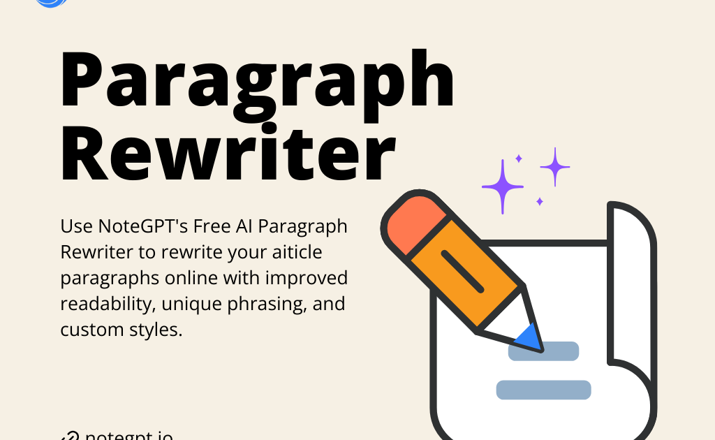 AI Paragraph Rewriter - Rewrite Paragraphs Online Free