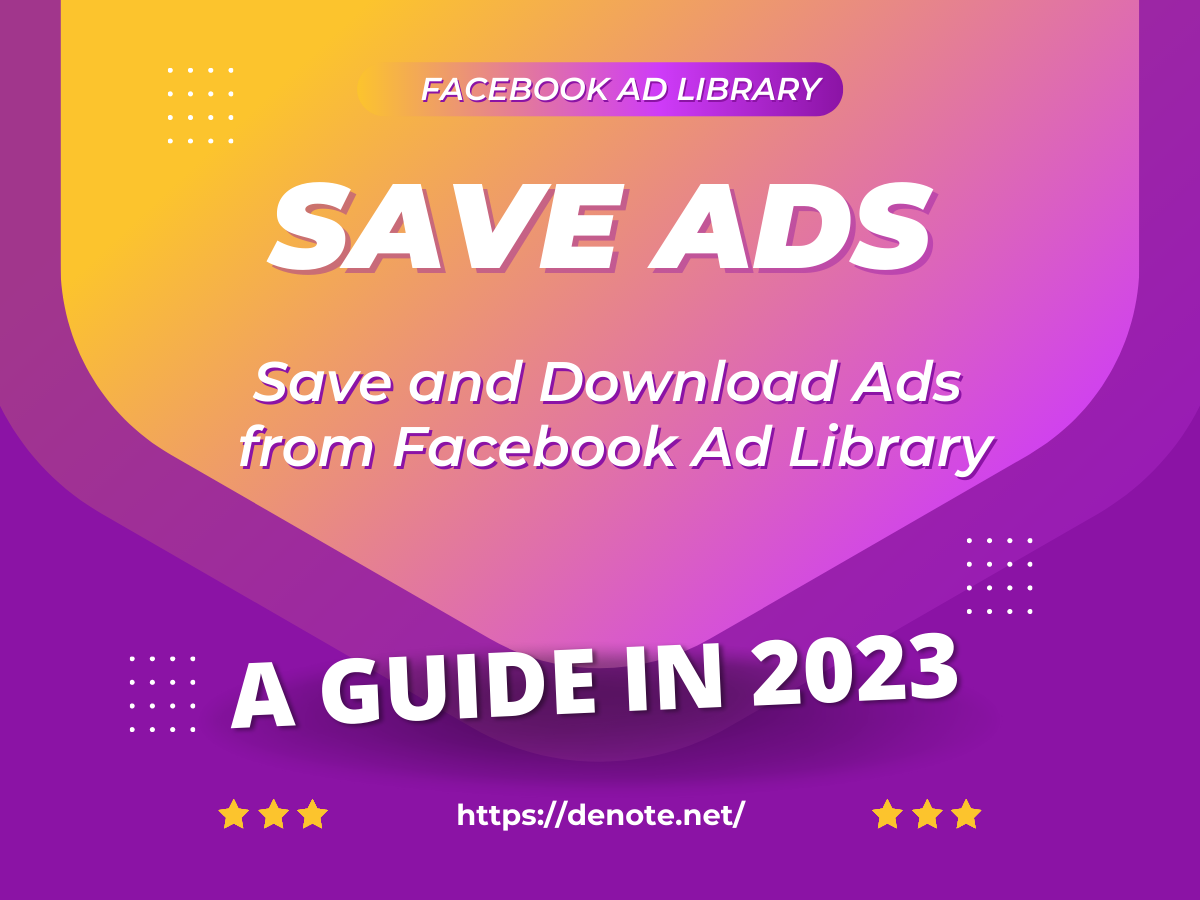 Save and Download Ads from Facebook Ad Library