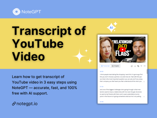 How to Get Transcript of YouTube Video – Free & Easy 3-Step Guide