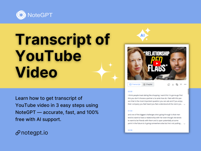 How to Get Transcript of YouTube Video – Free & Easy 3-Step Guide