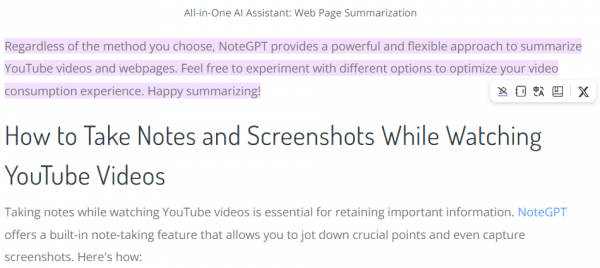 How to Summarize YouTube Videos and webpages - A Comprehensive Guide