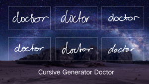 Cursive Generator Doctor