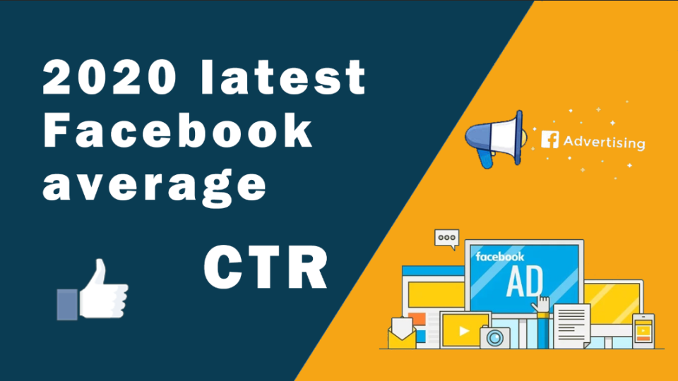 Average CTR for Facebook ads shows how to do good advertising marketing