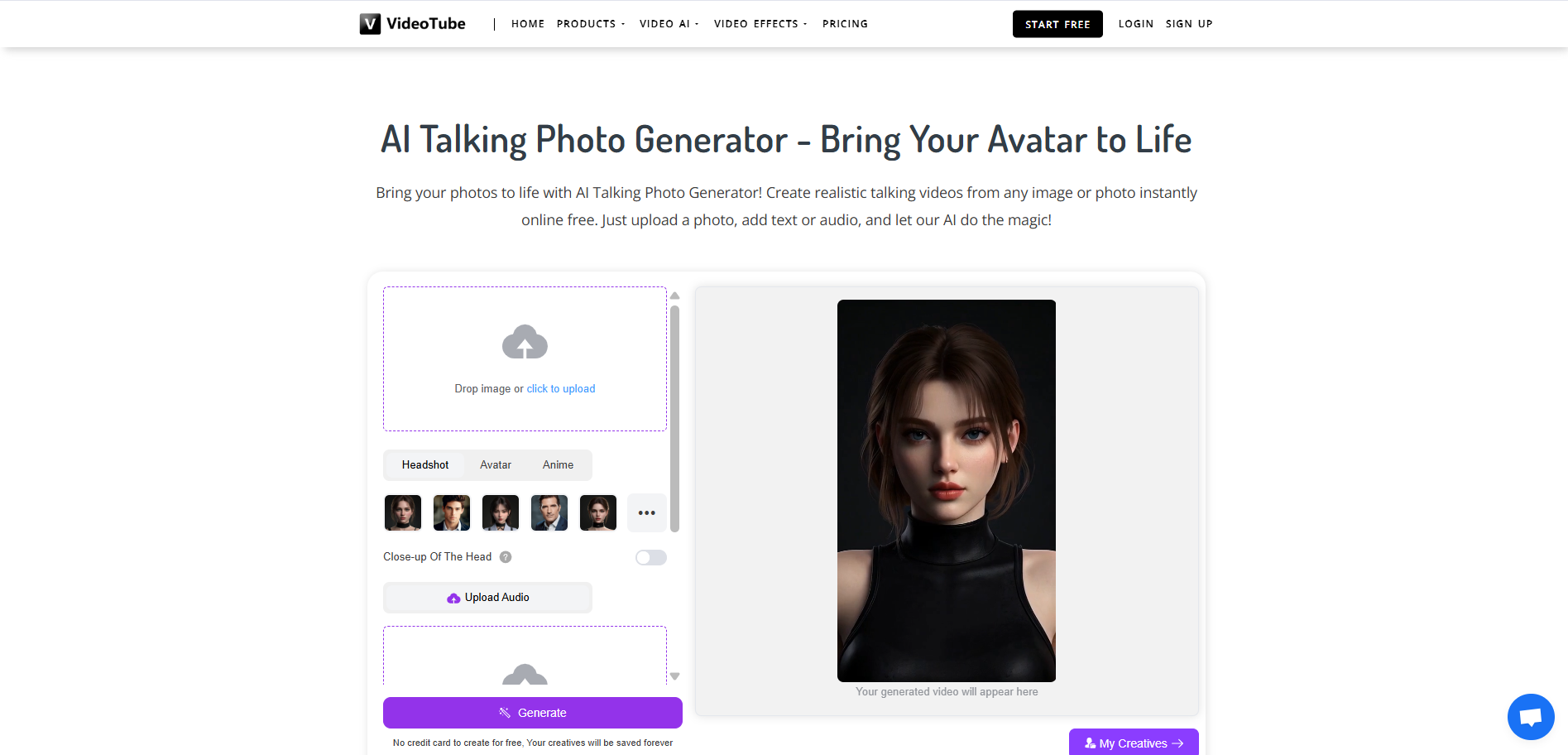 What's The Best Free Video Tool to Make AI Face Sing?