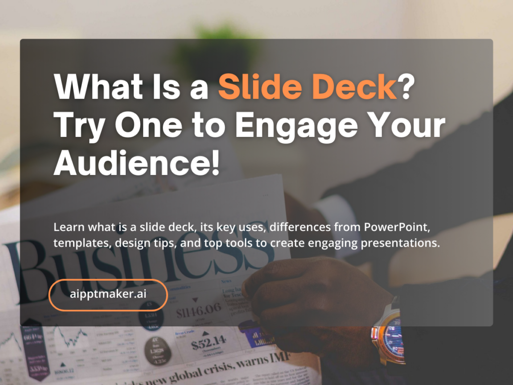 What Is a Slide Deck? Try One to Engage Your Audience!
