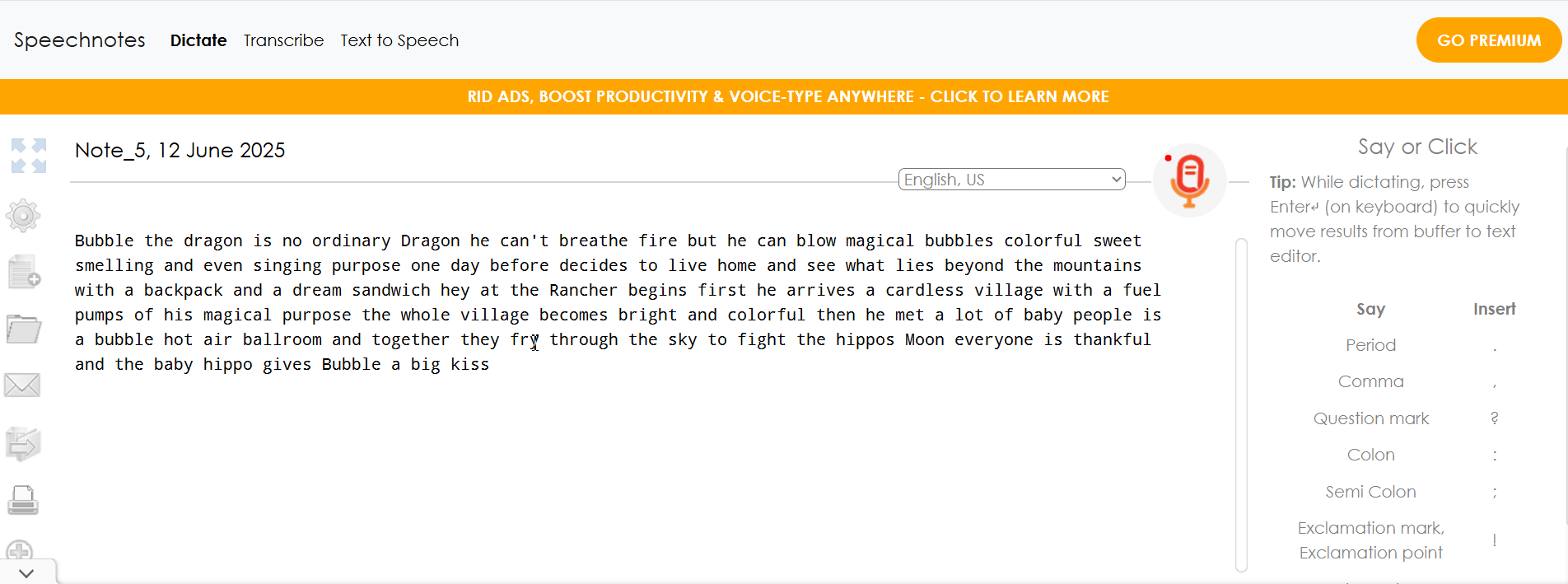 Speechnotes Review 2025: Free Speech to Text Tool for Efficient Voice ...