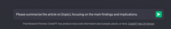 Article Summarizer - Use ChatGPT to Summarize an Article