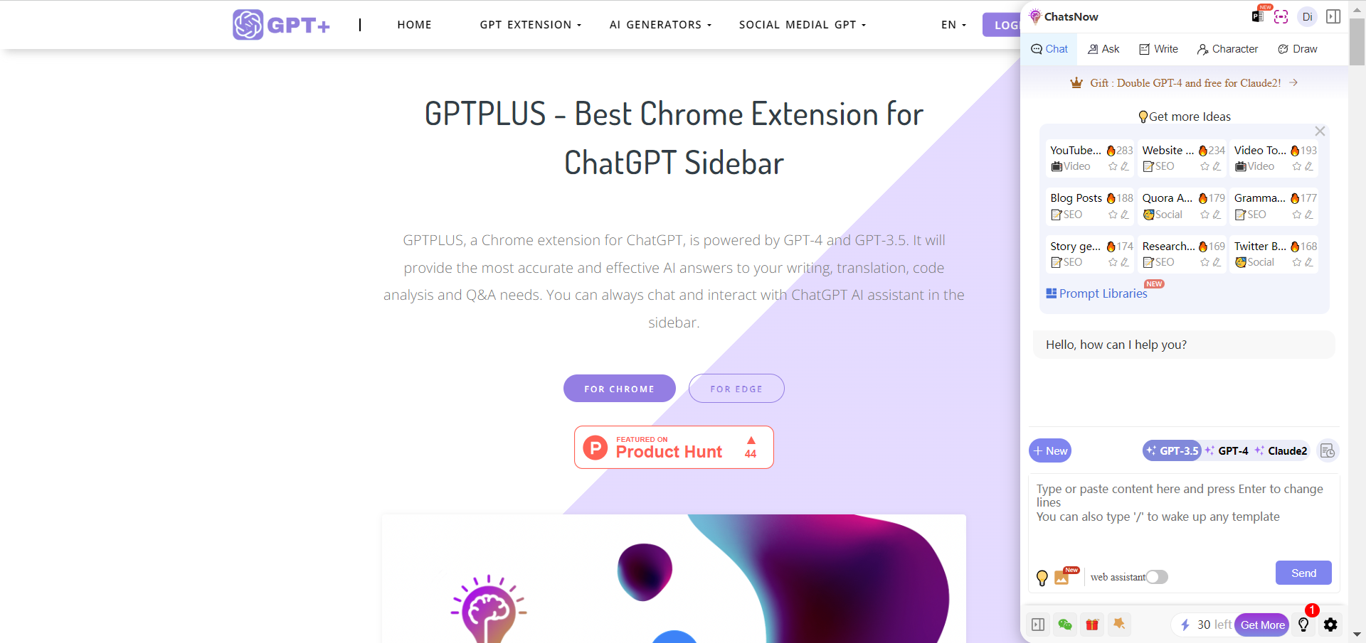GPTPLUS VS Compose AI Copywriting - Who is the Best Free Chrome Extension for Automatic Writing