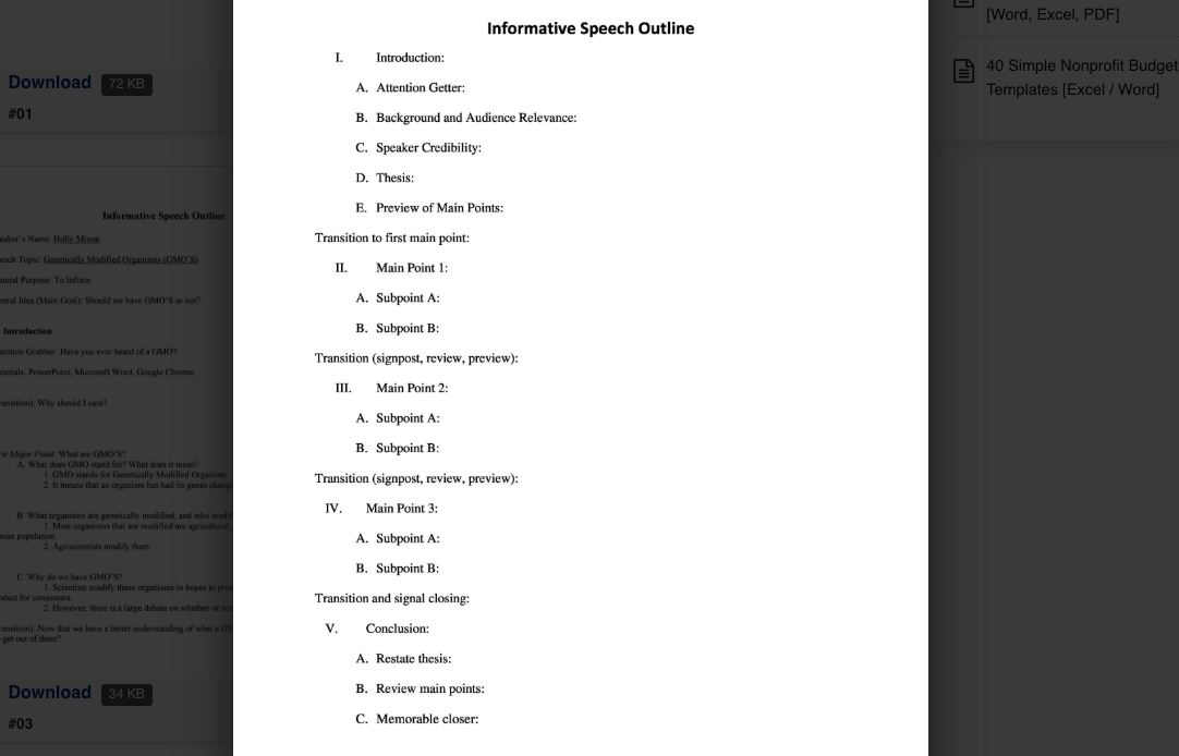 How to Write an Informative Speech Preparation Outline - 2025 Guide