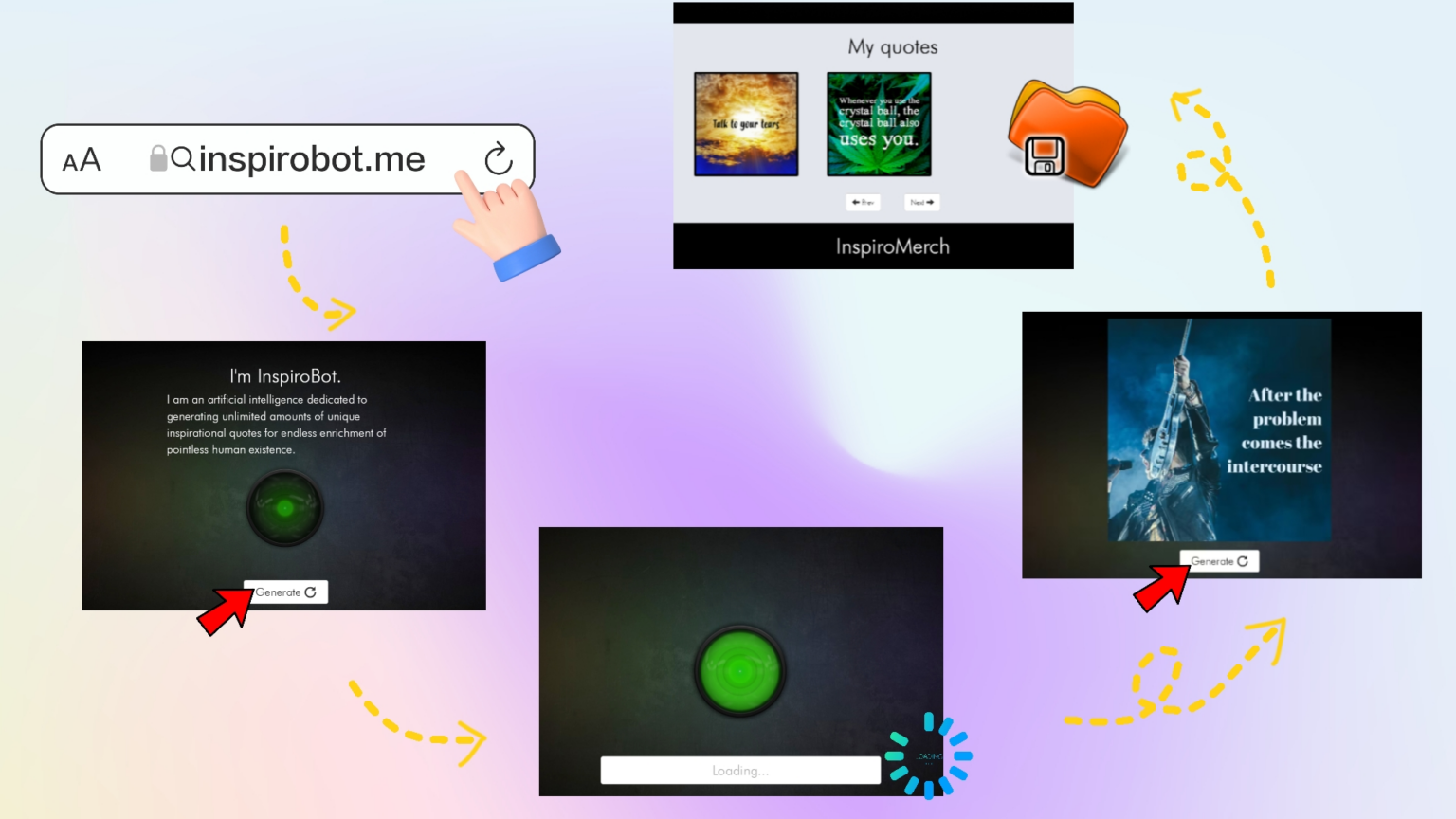 Inspirobot Review:A Fun Toy or a Serious Tool?