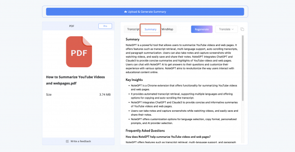 How to Use PDF Summarizer via NoteGPT: 2024 Ultimate Guide