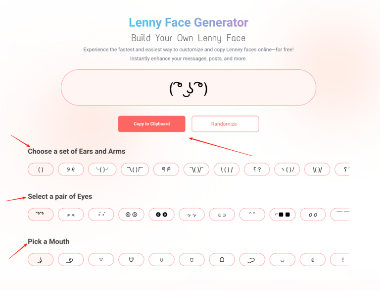 Lenny Face Generator ( ͡° ͜ʖ ͡°) – Copy and Paste Kaomoji for Fun ...