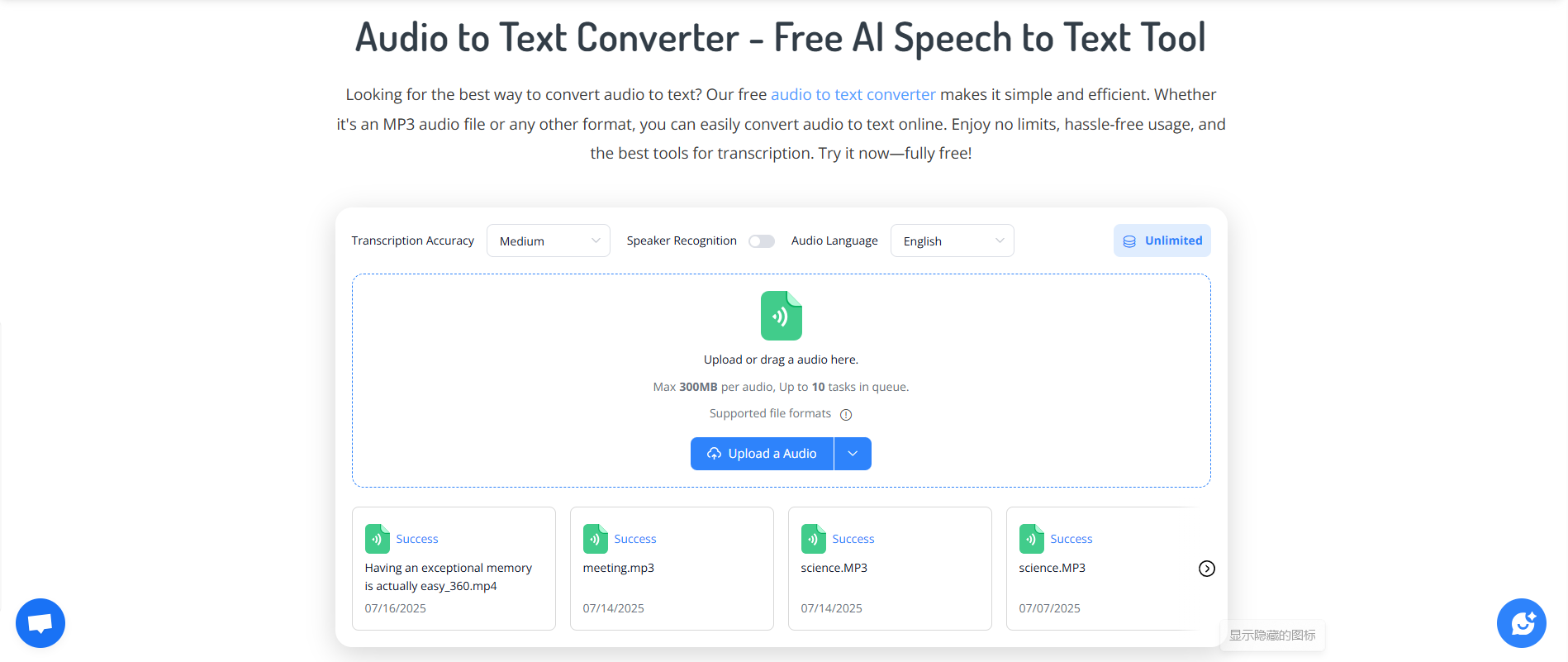 Top 9 Free Audio Transcript Tools to Use in 2025