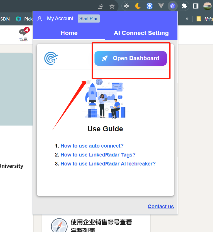 How to use LinkedRadar Dashboard?